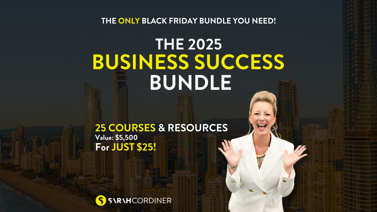 BLACK FRIDAY: THE 2025 BUSINESS SUCCESS BUNDLE: 25 Workshops ...
