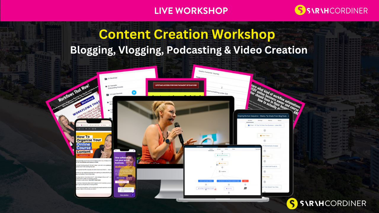 Content Creation Workshop: Blogging, Vlogging, Podcasting & Video ...