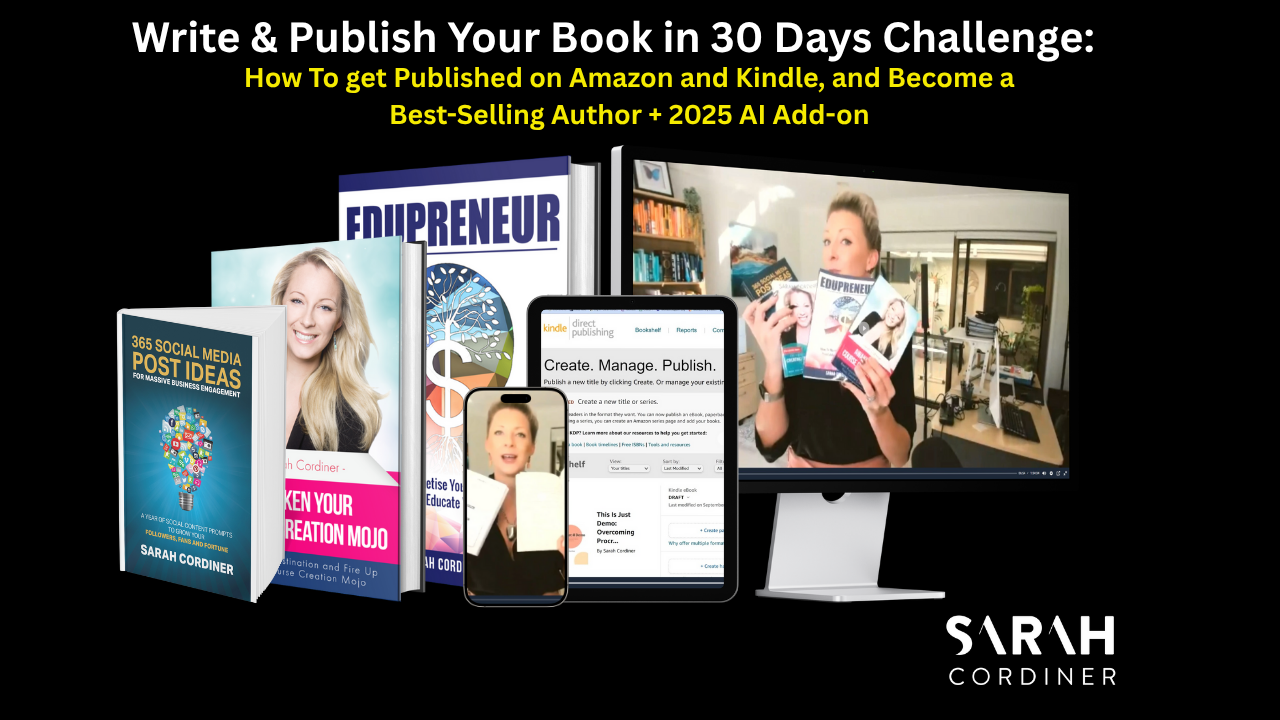 Write & Publish Your Book in 30 Days Challenge: How To get Published on ...
