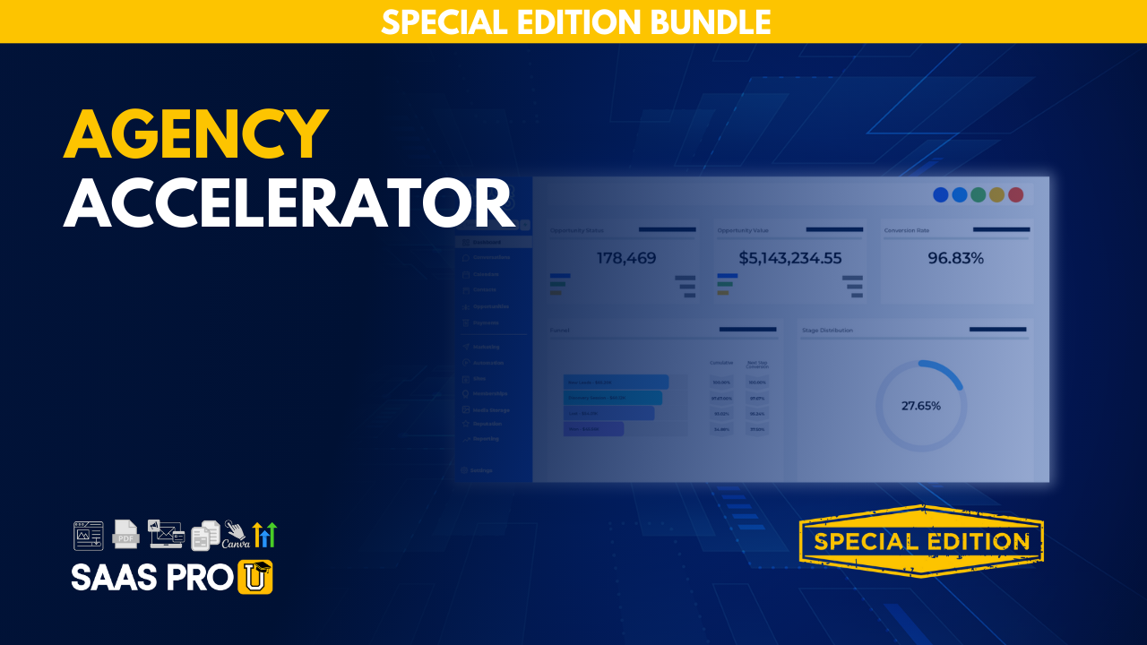 Agency ACCELERATOR | SaaS PRO U