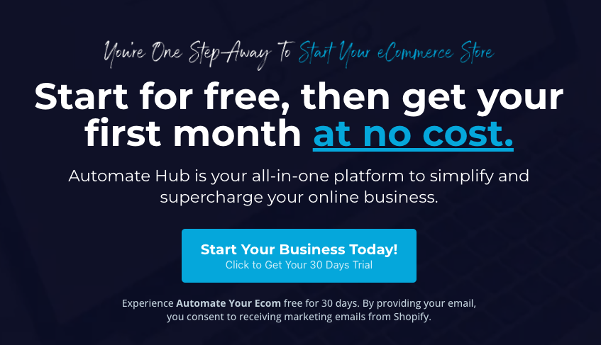 Start for free, then get your first month at no cost.