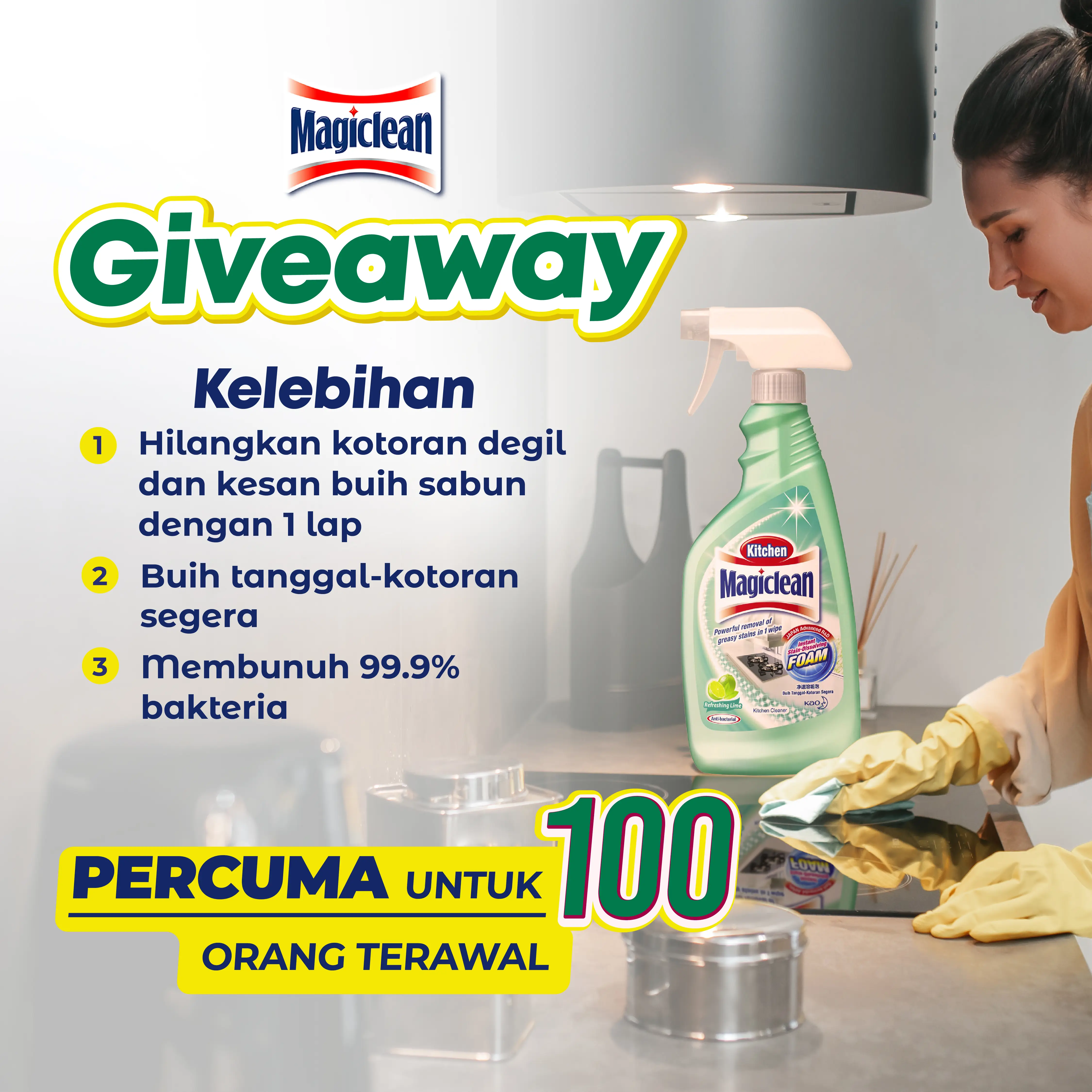 KAO Magiclean Kitchen Cleaner