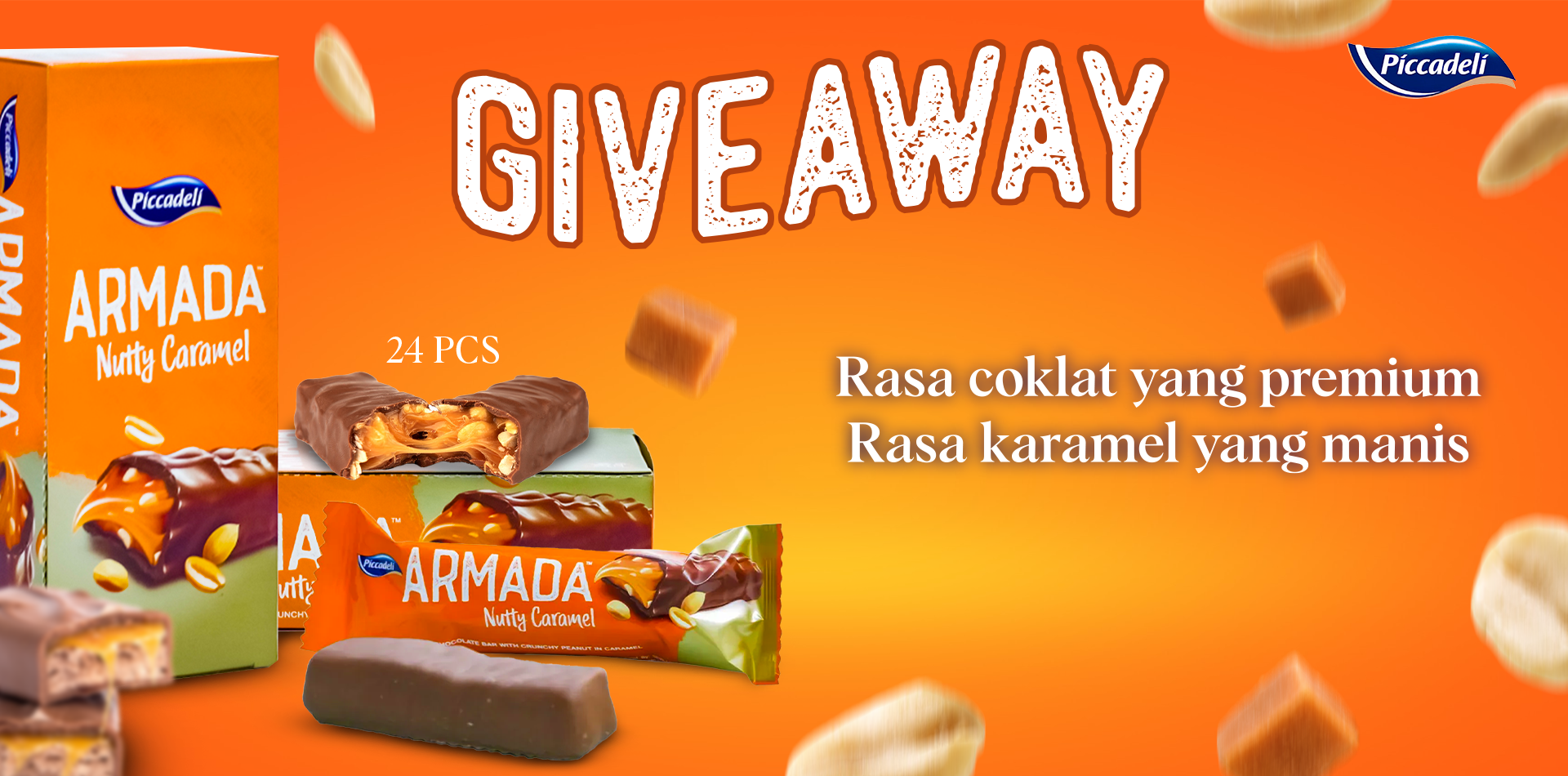 Piccadeli Armada Nutty Caramel