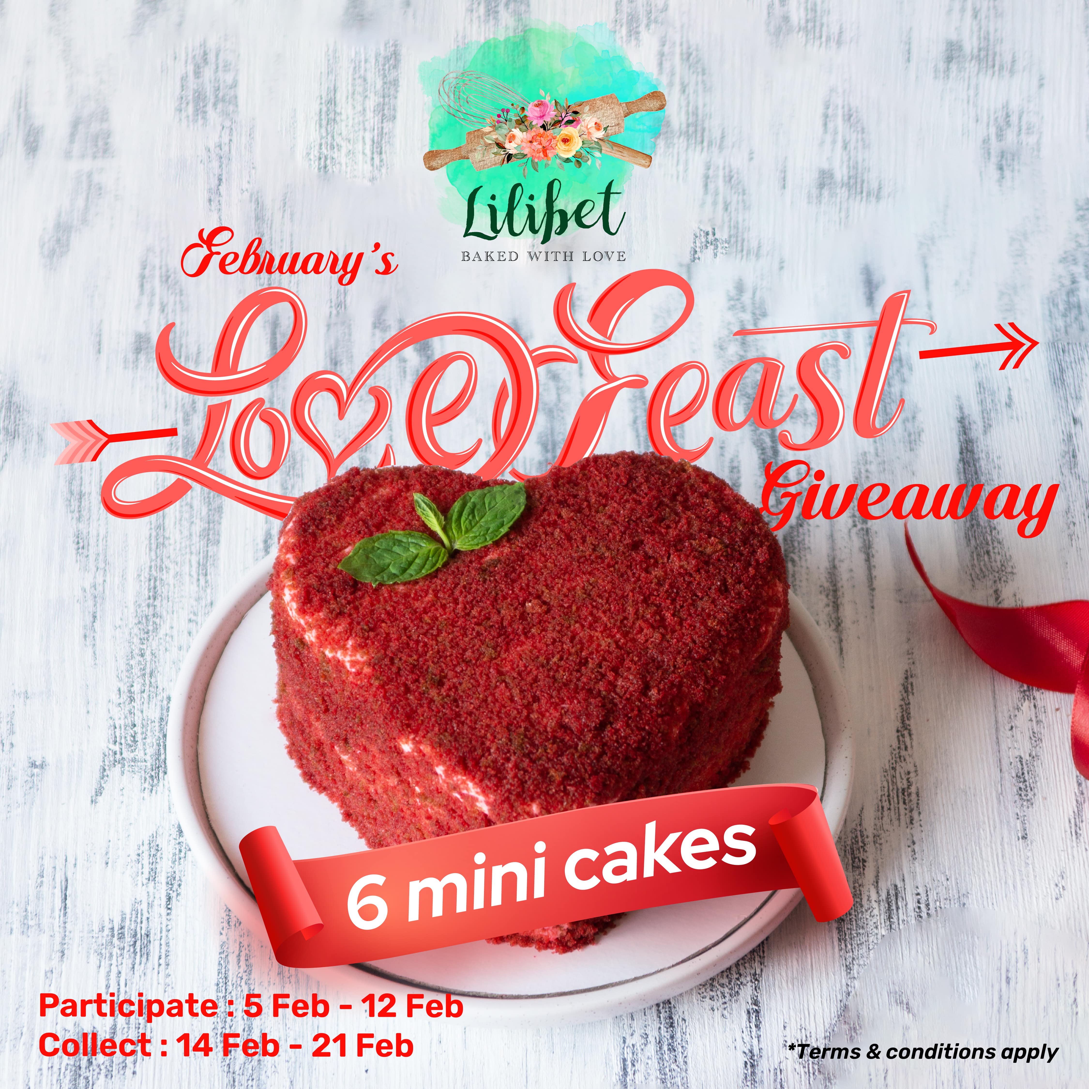 February's Love Feast: Mini Red Velvet Giveaway!