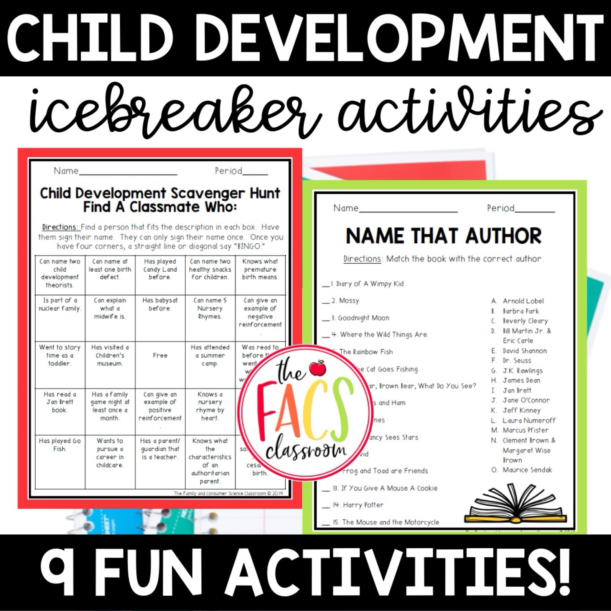 Child Development Ice Breakers